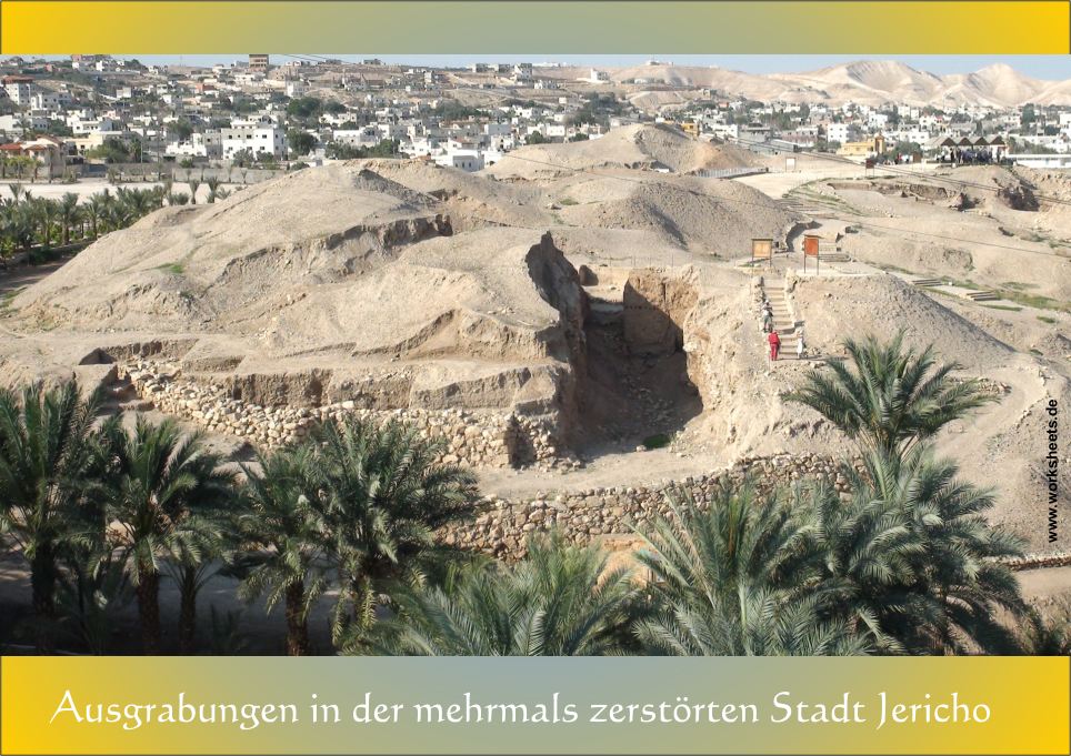 Biblische Stätten -Ausgrabungen